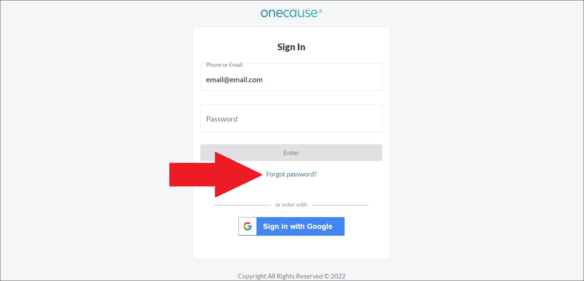 How to Log In to the OneCause Fundraising Platform