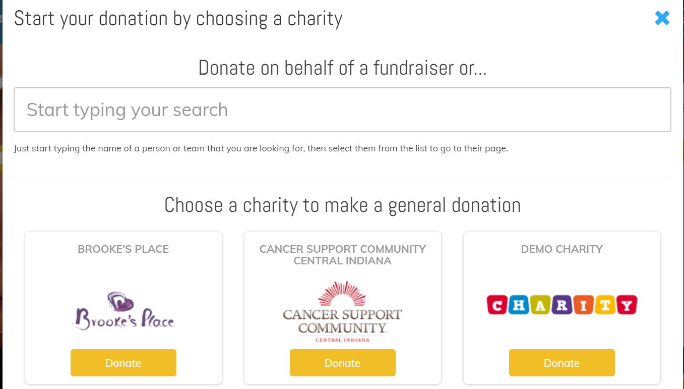 Peer-to-Peer: How to Select Charities for Campaigns