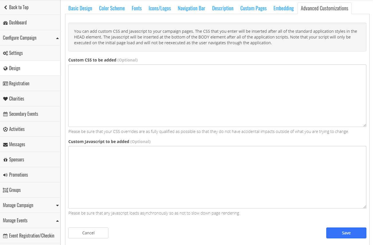 Peer-to-Peer: How to Add Advanced Customizations for Campaign Design